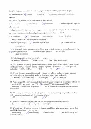 Tablice statystyczne test t, test F - Statystyka - UG - Studocu