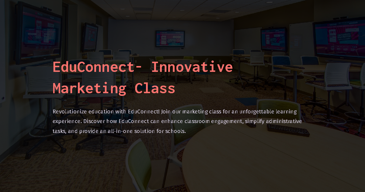 Edu Connect Innovative Marketing Class - EduConnect- Innovative ...