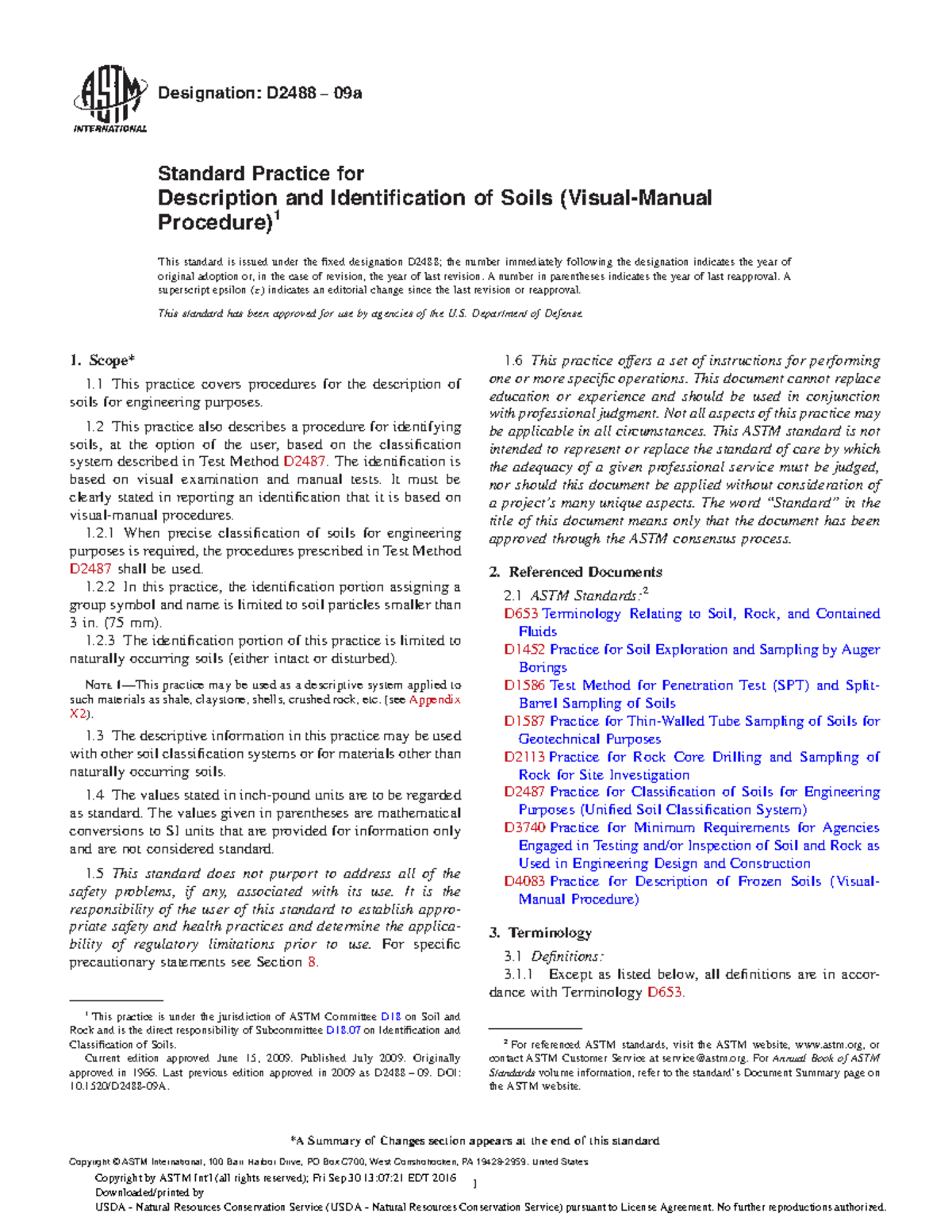 ASTM D 2488 visual USCS12345678910 - Designation: D2488−09a Standard ...