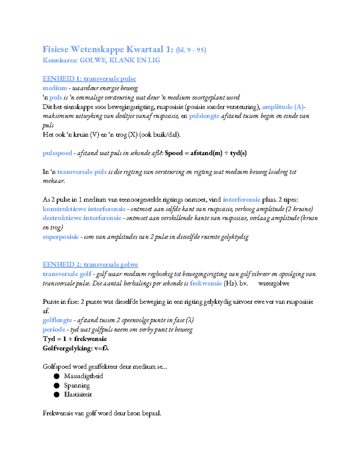 Fisies kwartaal 1 graad 10 - Fisiese Wetenskappe Kwartaal 1: (bl. 9 ...