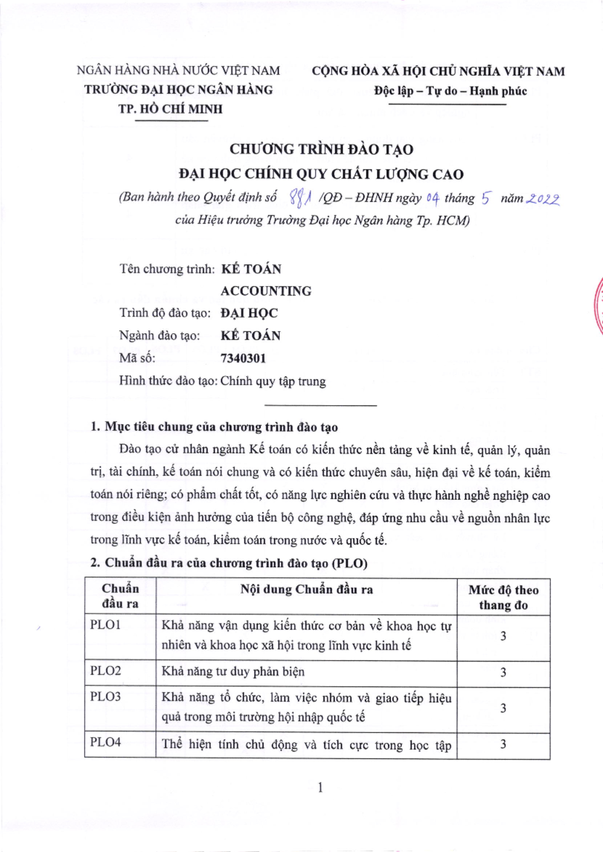 Ctdt dhcq ct clc nganh ke toan 2909202293841 SA - NGAN HANG NHA NU6C ...