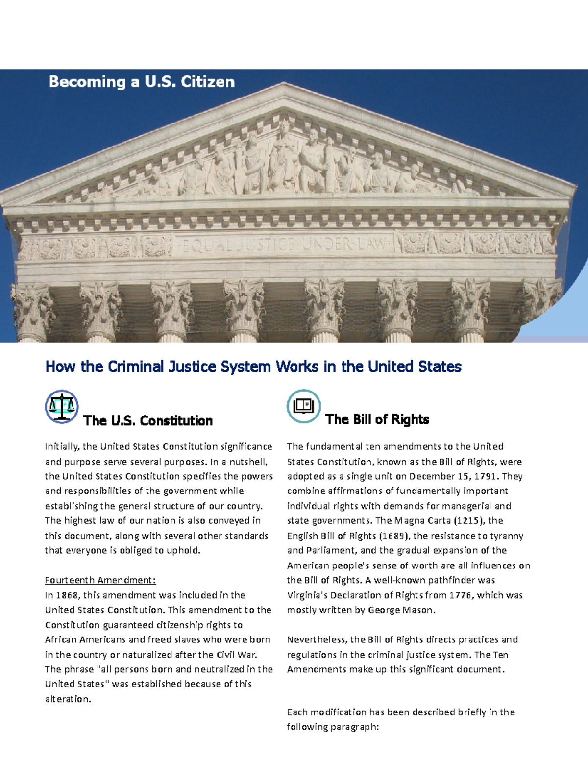 Pamela Ruggles Project One - How the Criminal Justice System Works in ...