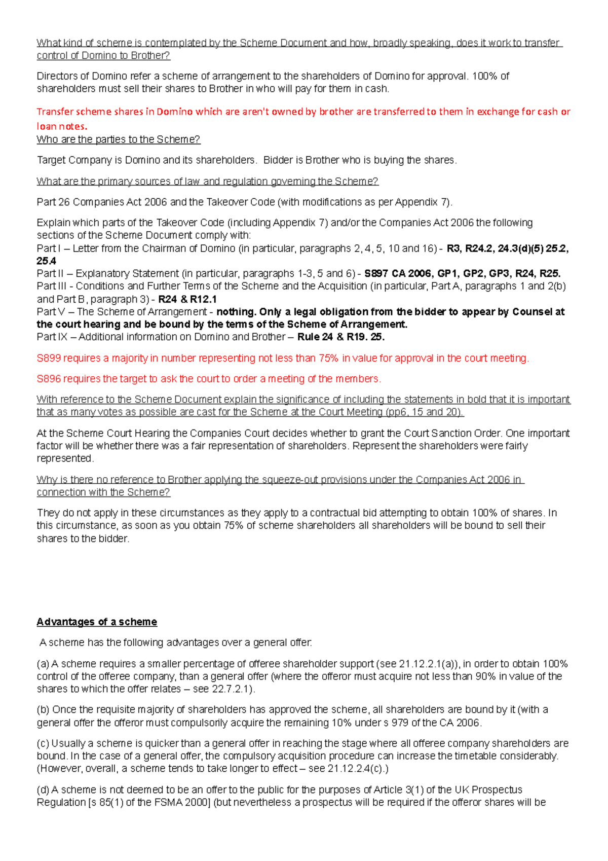 Prepare Task 1 - What kind of scheme is contemplated by the Scheme ...