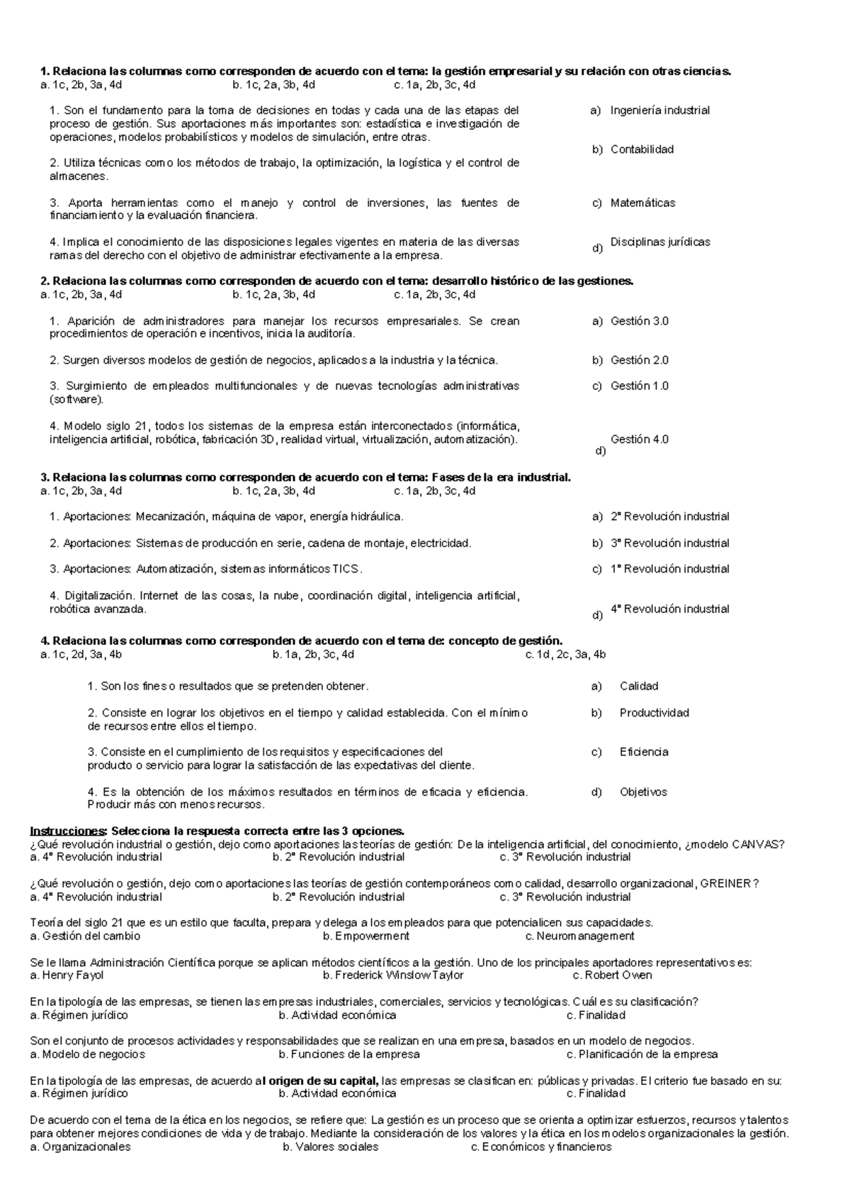 GUIA Bimestral - Guía examen final historia del arte - Relaciona las ...