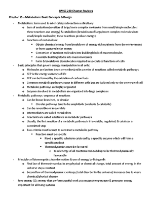Module 12 Amino Acid Synthesis - Bmsc 230.3 - U of S - Studocu