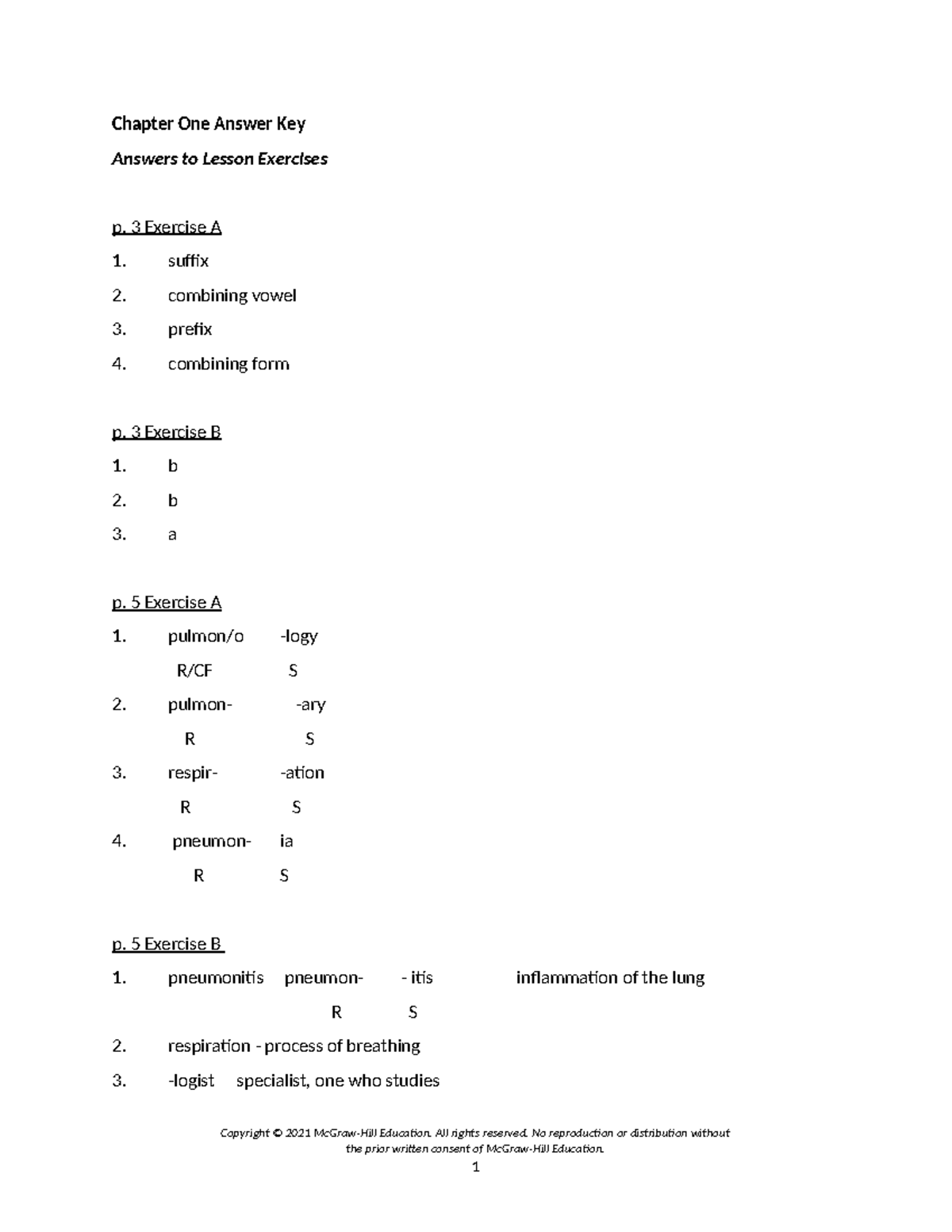 CH 1 Answer Key - Sldoo - Chapter One Answer Key Answers to Lesson ...