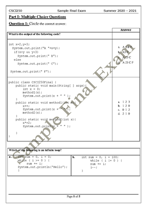 Csci250 assignment - Lebanese International University CSCI 250 – Introduction to Programming ...