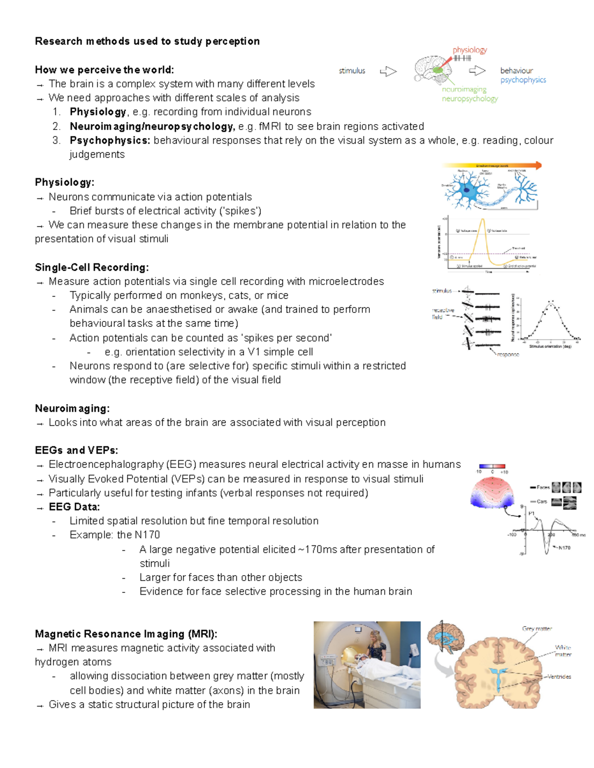 1 - intro and research methods - Research methods used to study ...