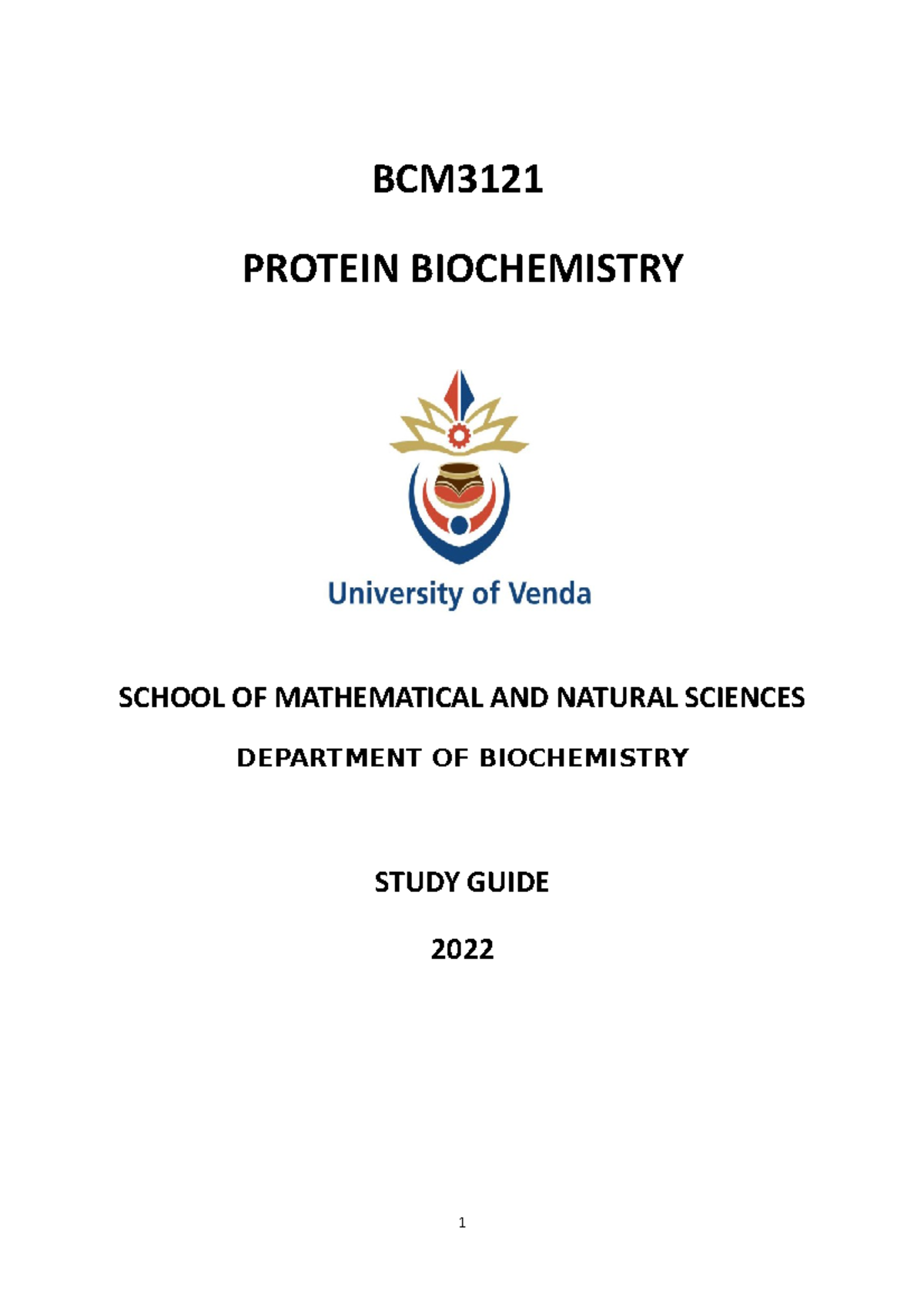 BCM3121 Study Guide 2022 Protein Biochemistry bdc0aec65296928 ...