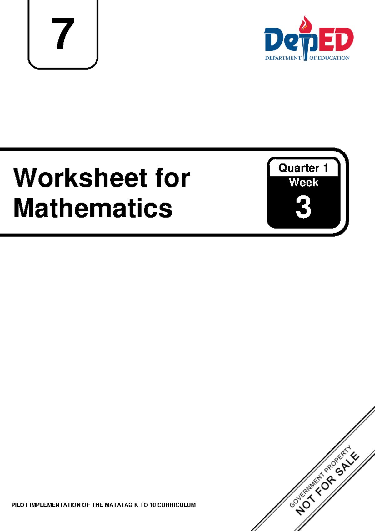 WS MATH-7 Q1 WEEK-3 formattedfinal - PILOT IMPLEMENTATION OF THE ...