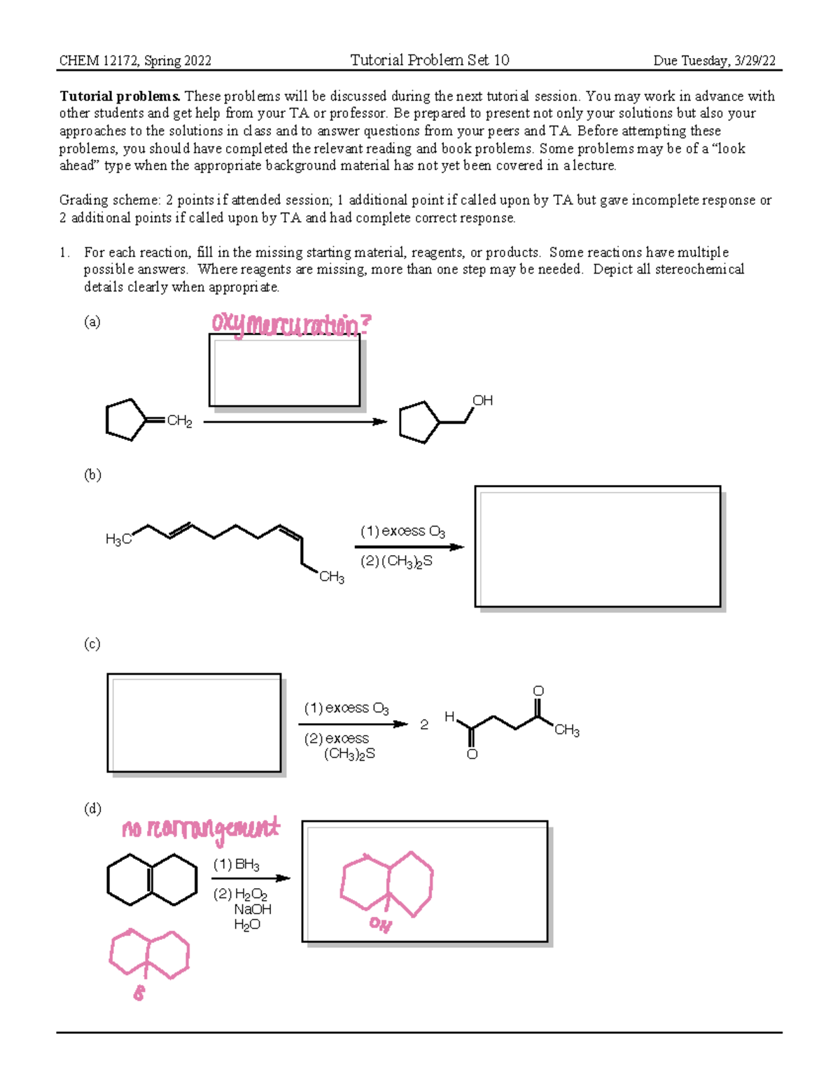Tutorial 10 - Tutorial problems. These problems will be discussed ...