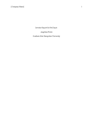 BUS225 Module Two Assignment - Module Two Assignment Angelina Flores ...