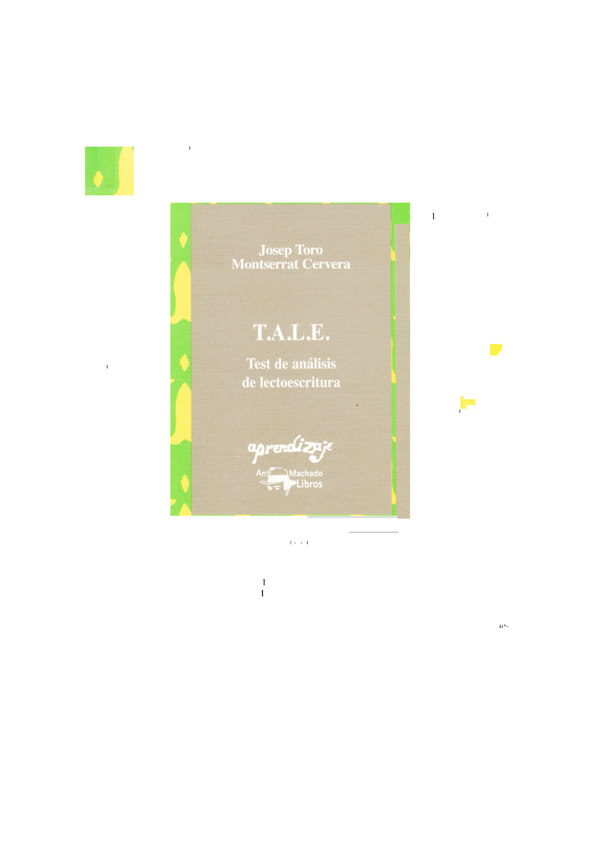 Fdocuments - análisis del tes tale para que sirve - 1 I 1 I - 1 I I 1 I ...