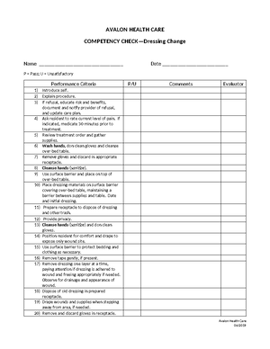 Blood Glucose Monitoring - AVALON HEALTH CARE, INC. COMPETENCY CHECK ...