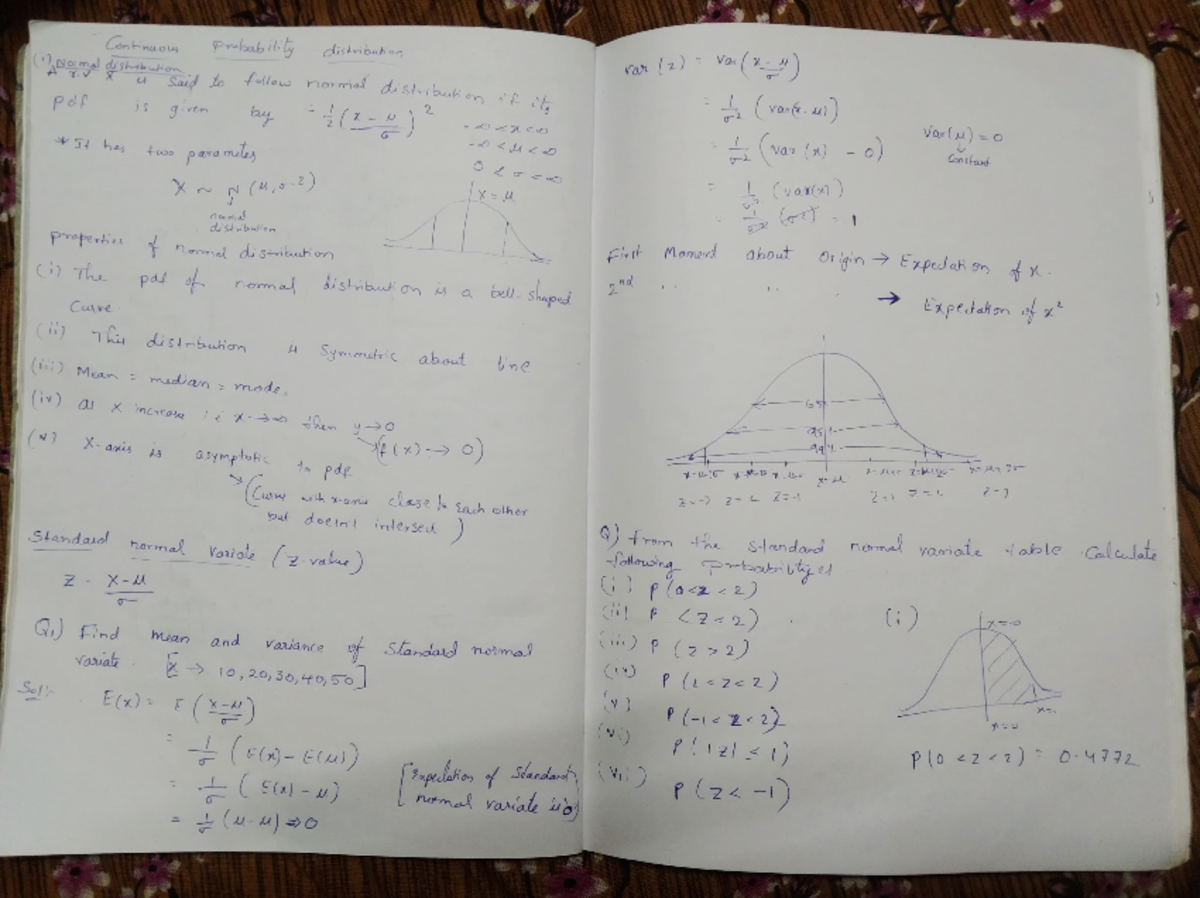 Maths unit 4,5,6 - probability and statistics - Studocu