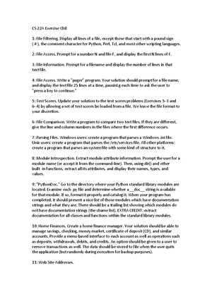 CS 22A Exercise Ch10 - 1: Arguments. Compare the following three functions: def countToFour1 ...