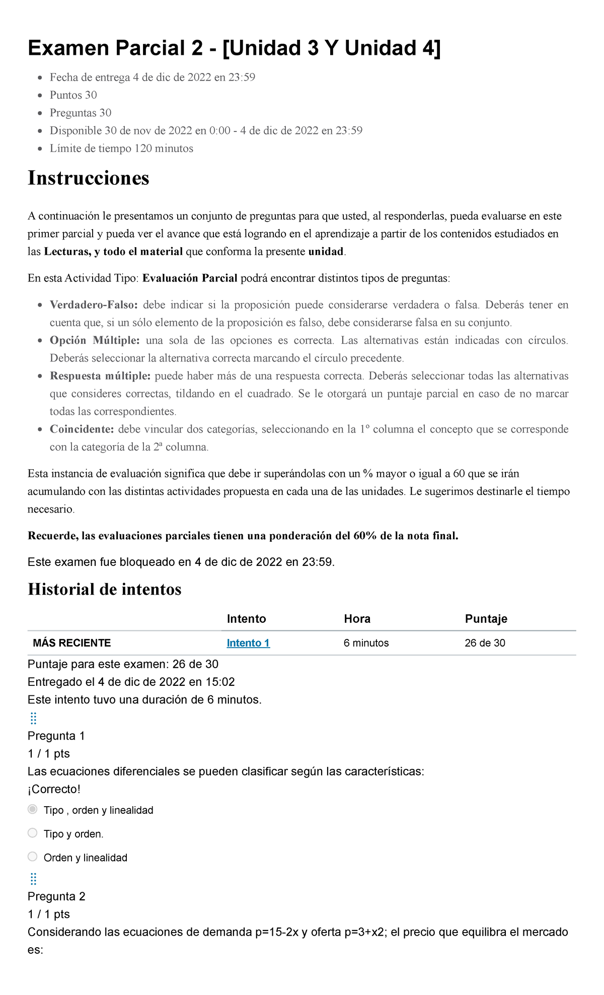 Examen Parcial 2 - [Unidad 3 Y Unidad 4] Matematicas IV - Examen Parcial 2 - [Unidad 3 Y Unidad ...