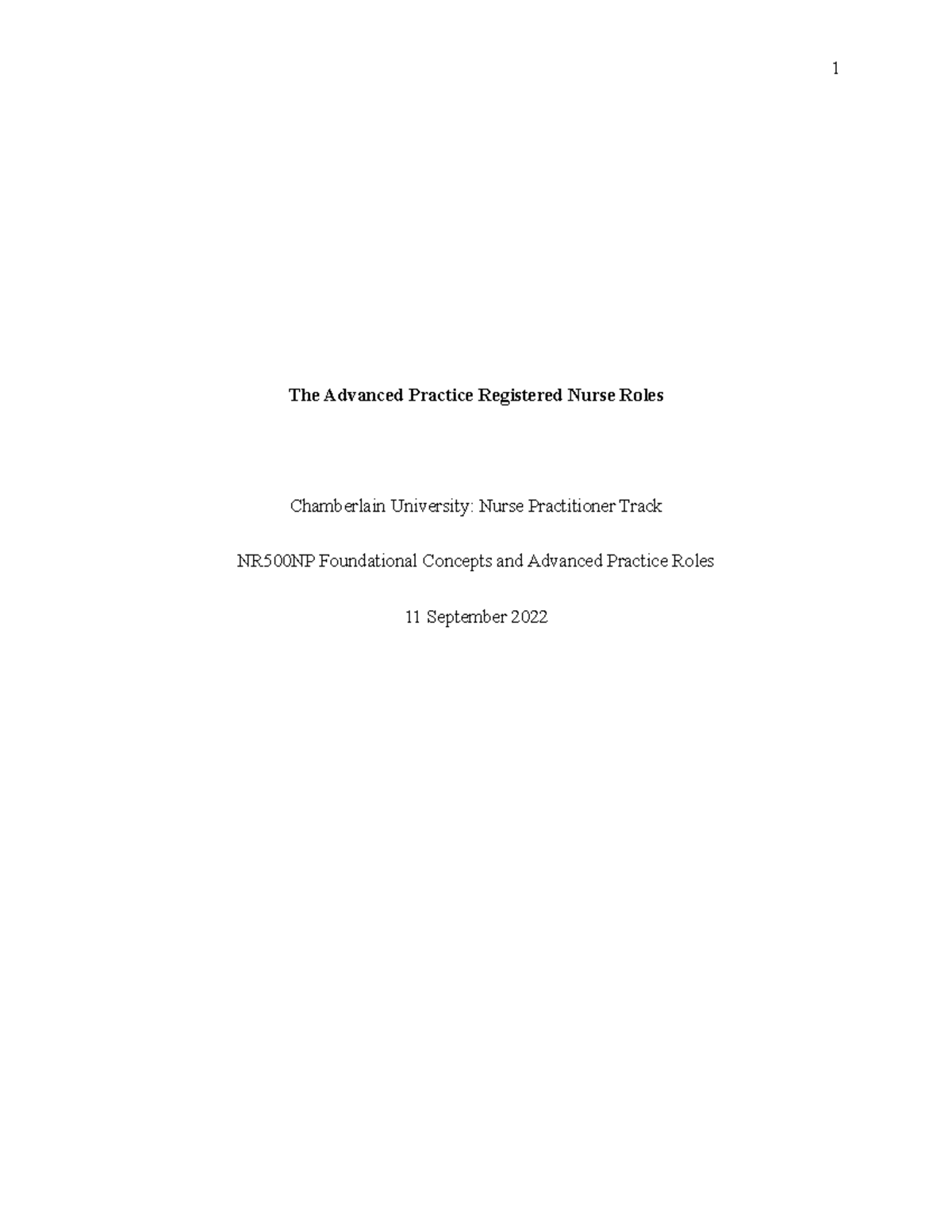 Roles of APRN - The Advanced Practice Registered Nurse Roles ...