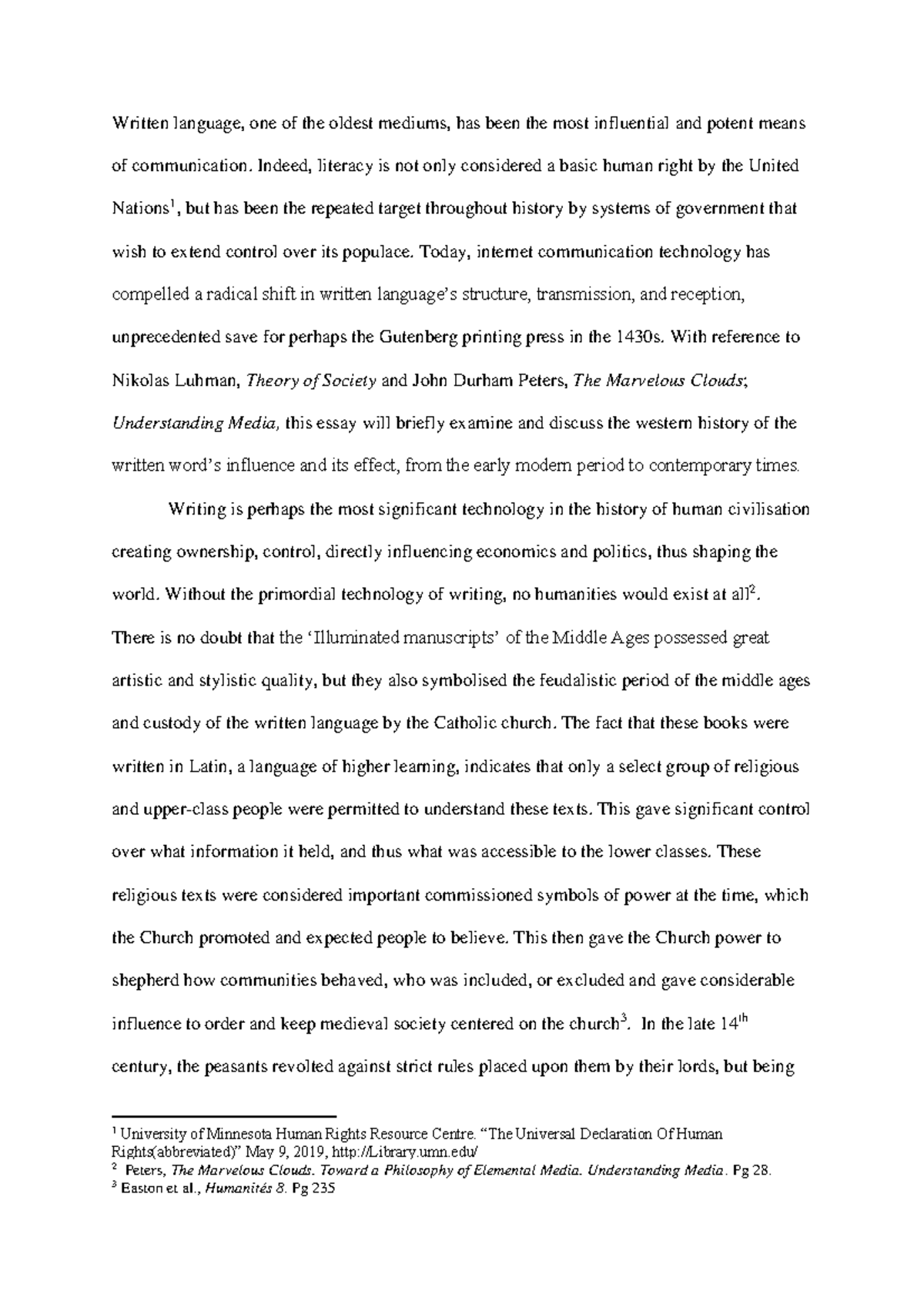 Example essay high distinction - Written language, one of the oldest ...