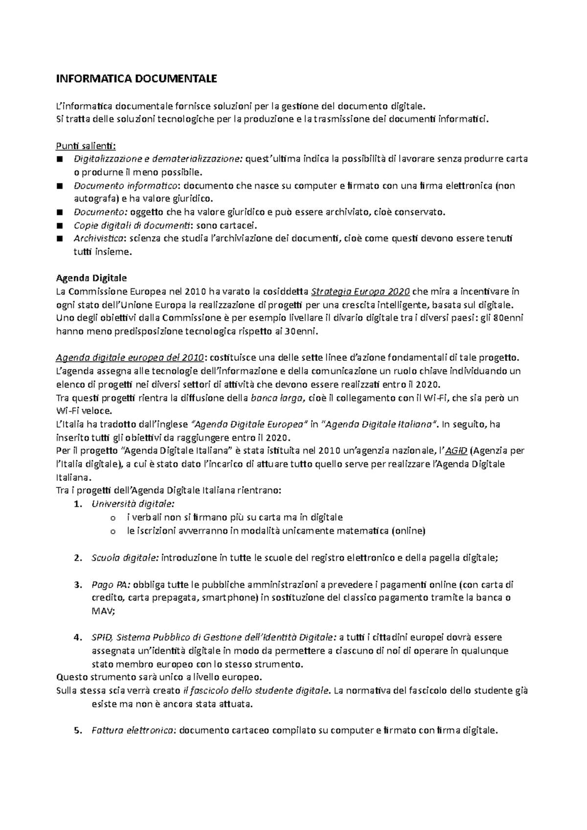 Informatica documentale - INFORMATICA DOCUMENTALE L’informatica documentale fornisce soluzioni ...