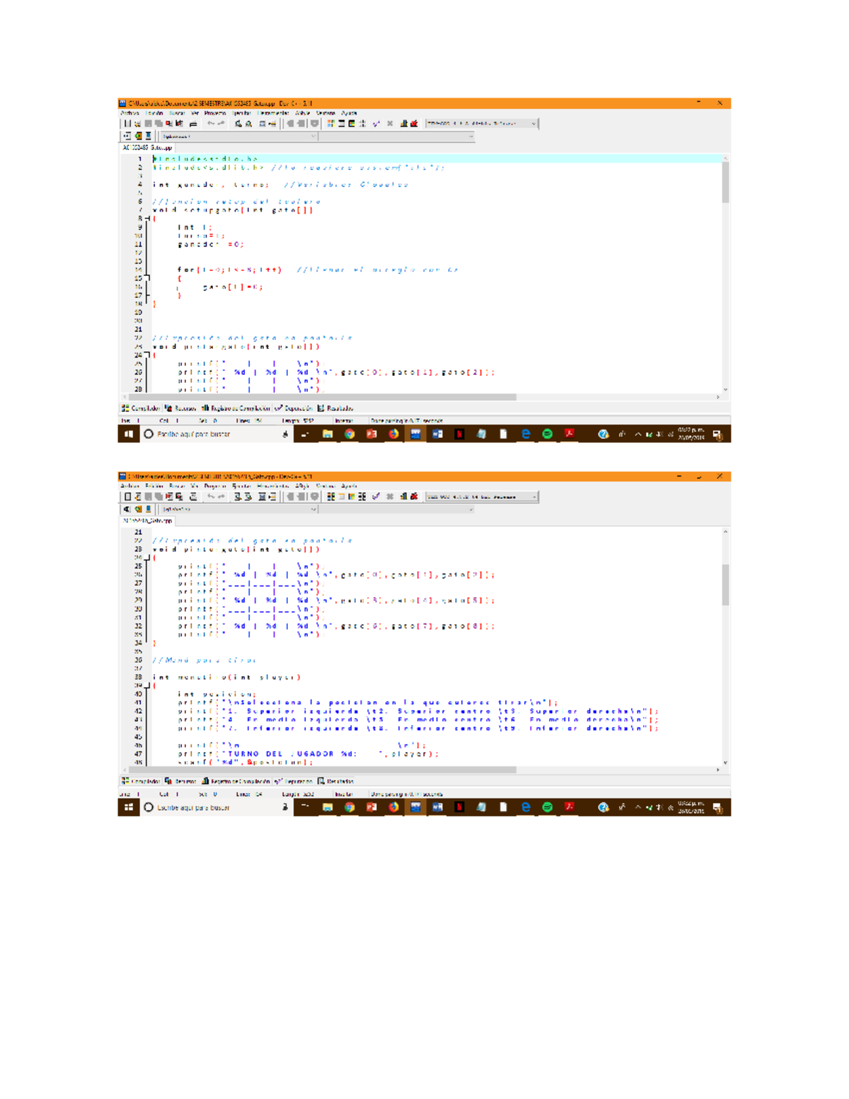 Juego del gato - AIchivo was“ am. we. Playedn ﬁxu‘ar magmas ASlyle ...