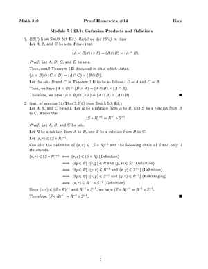 Proof Homework 7 - 5 b Smith 6th Ed.) Let a and b be positive integers ...