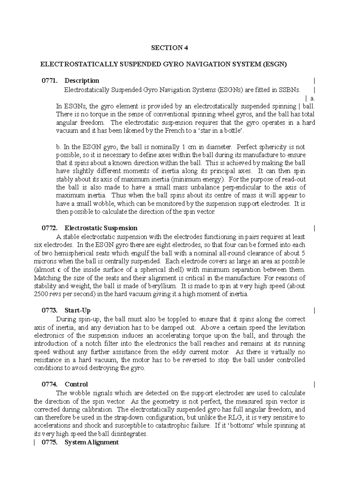 The Admiralty Manual of Navigation (BR 45 Volume 3) Chapter 7 Section 4 Electrostatically ...