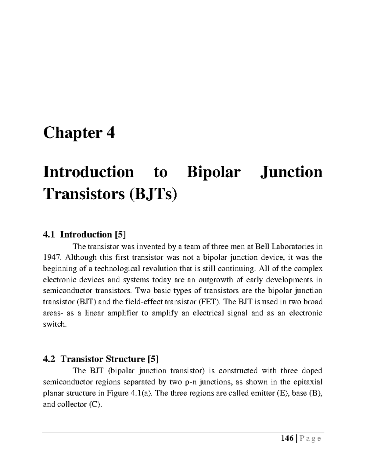 Tutorial on BJT - Part - Review BJT - Chapter 4 Introduction to Bipolar Junction Transistors ...