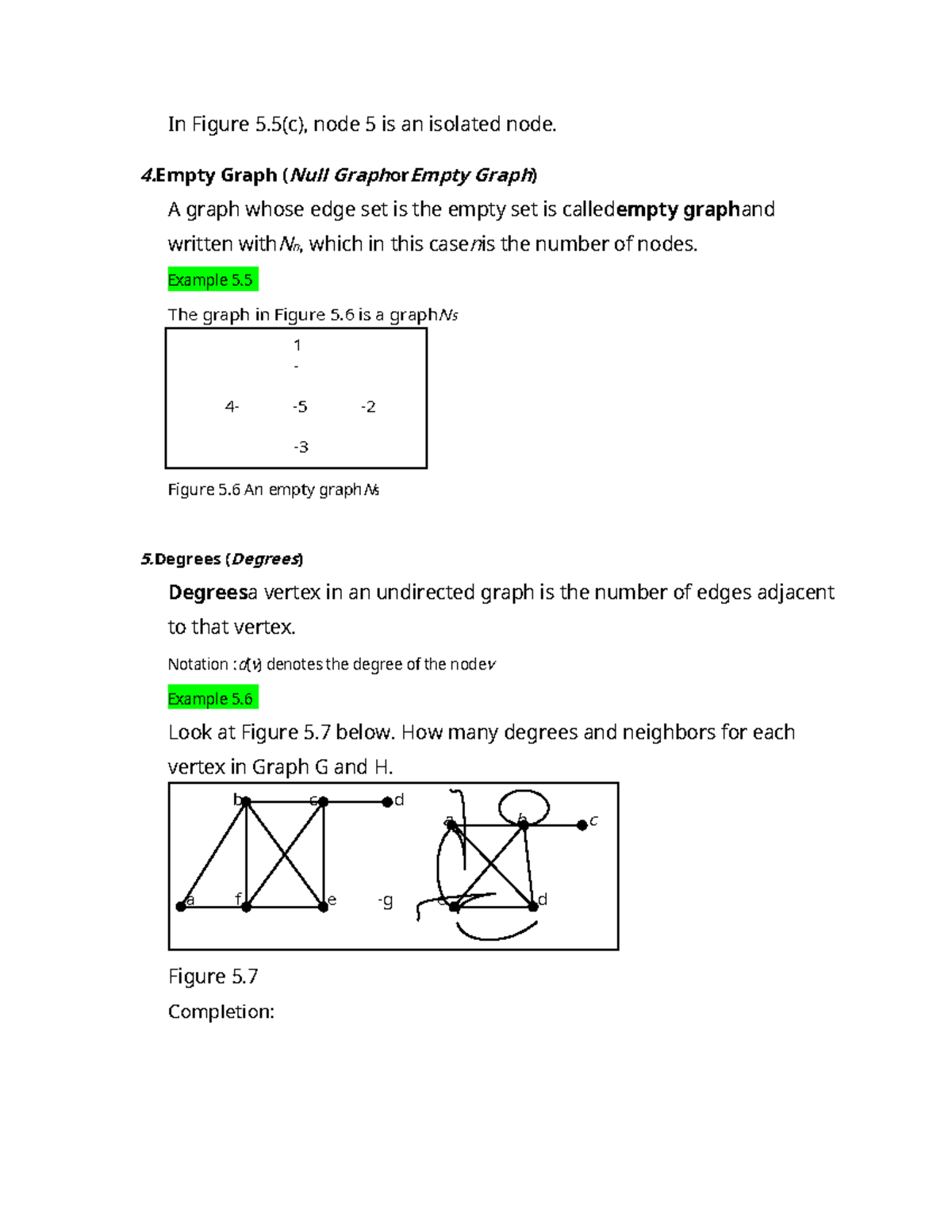 Discrete Mathematics-3 - In Figure 5(c), node 5 is an isolated node. 4 ...