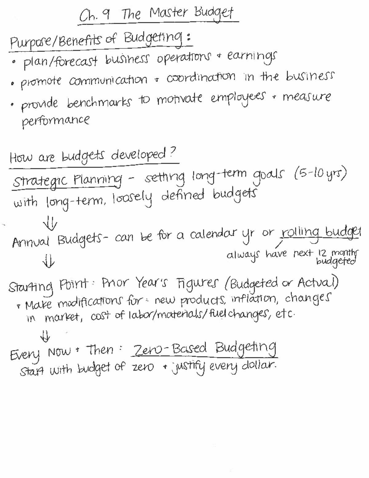 Ch. 9 - Instructor Notes - ACCT 2020 - Studocu