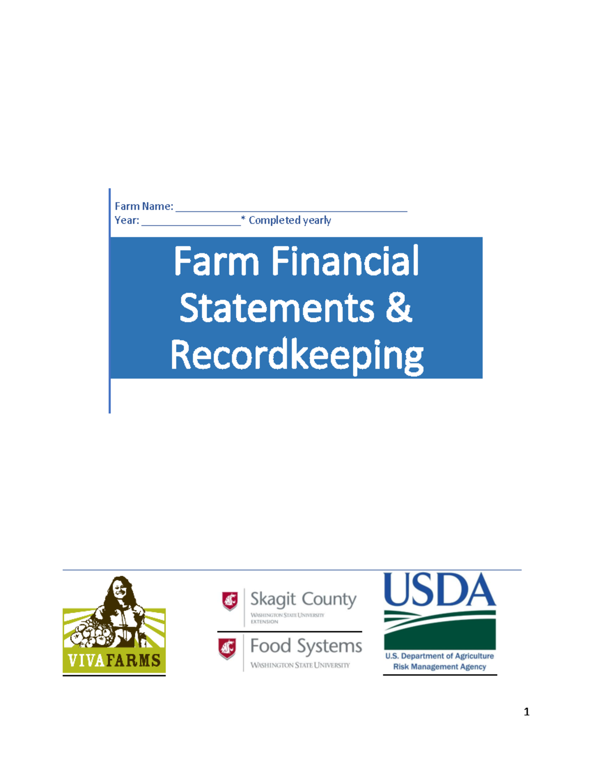 Financial-Statements-Recordkeeping 1 - Farm Name