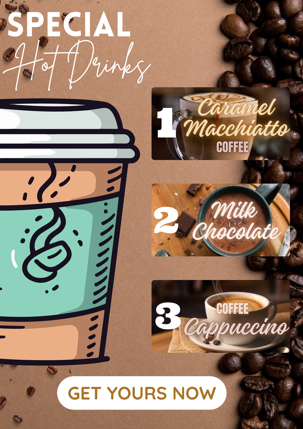 Coffee Promo Poster - Information technology - special GET YOURS NOW 1 ...