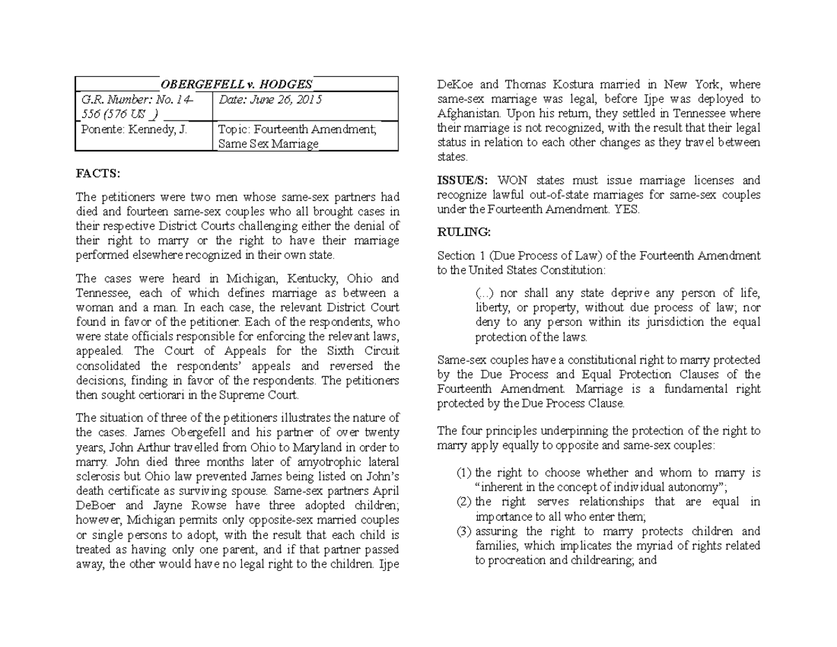[17] Obergefell v. Hodges - OBERGEFELL v. HODGES _G. Number: No. 14 ...