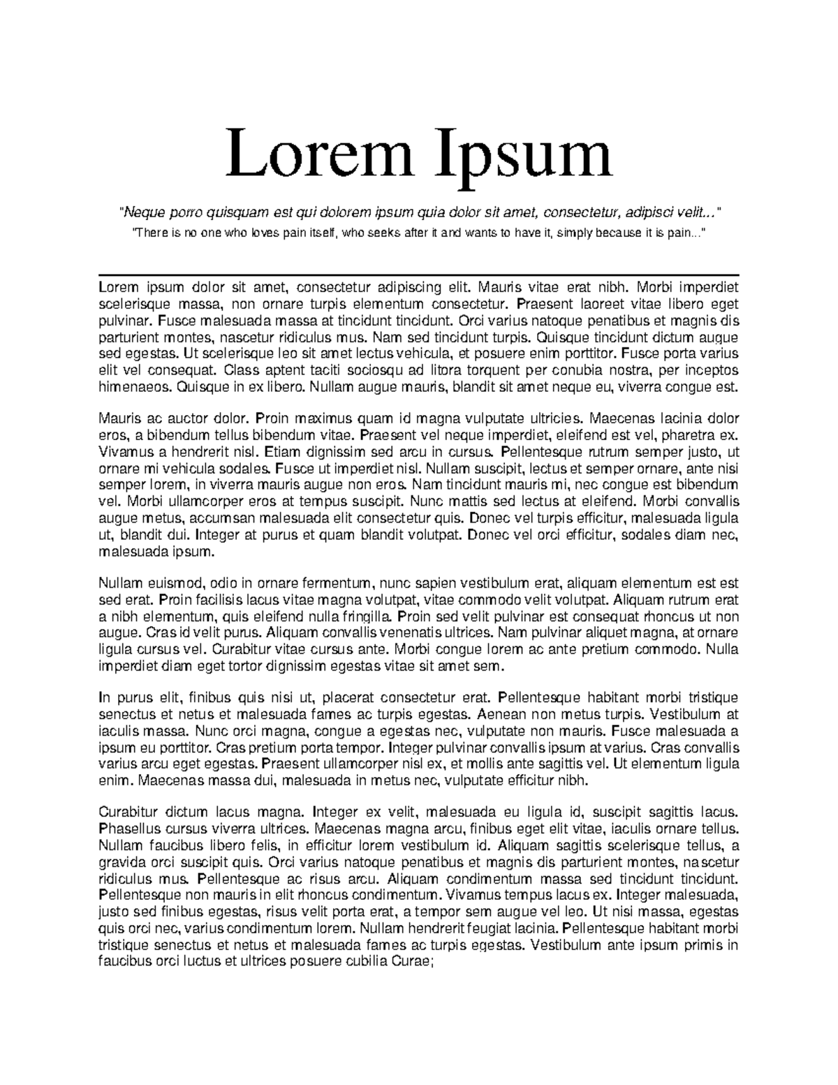 A Sample PDF - Lorem Ipsum "Neque porro quisquam est qui dolorem ipsum ...