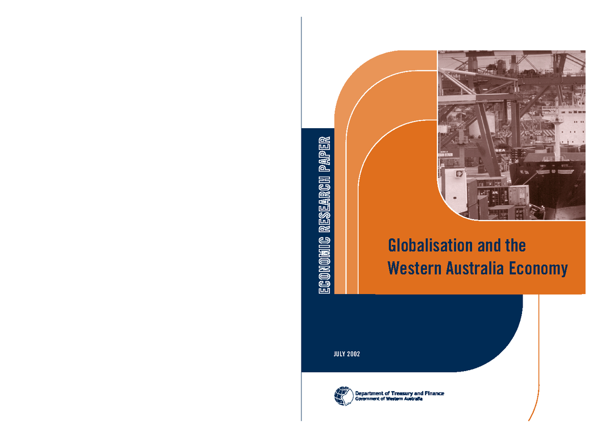 Globalisation and the Western Australian Economy - JULY 2002 ...