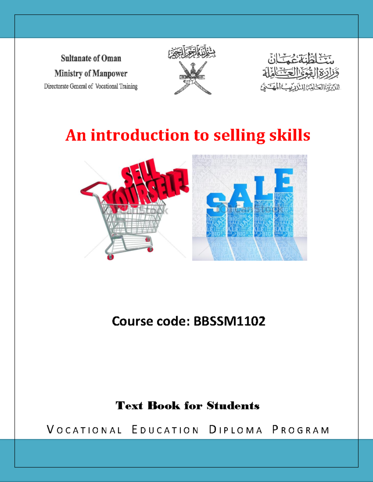 Selling skills text book - An introduction to selling skills Course ...