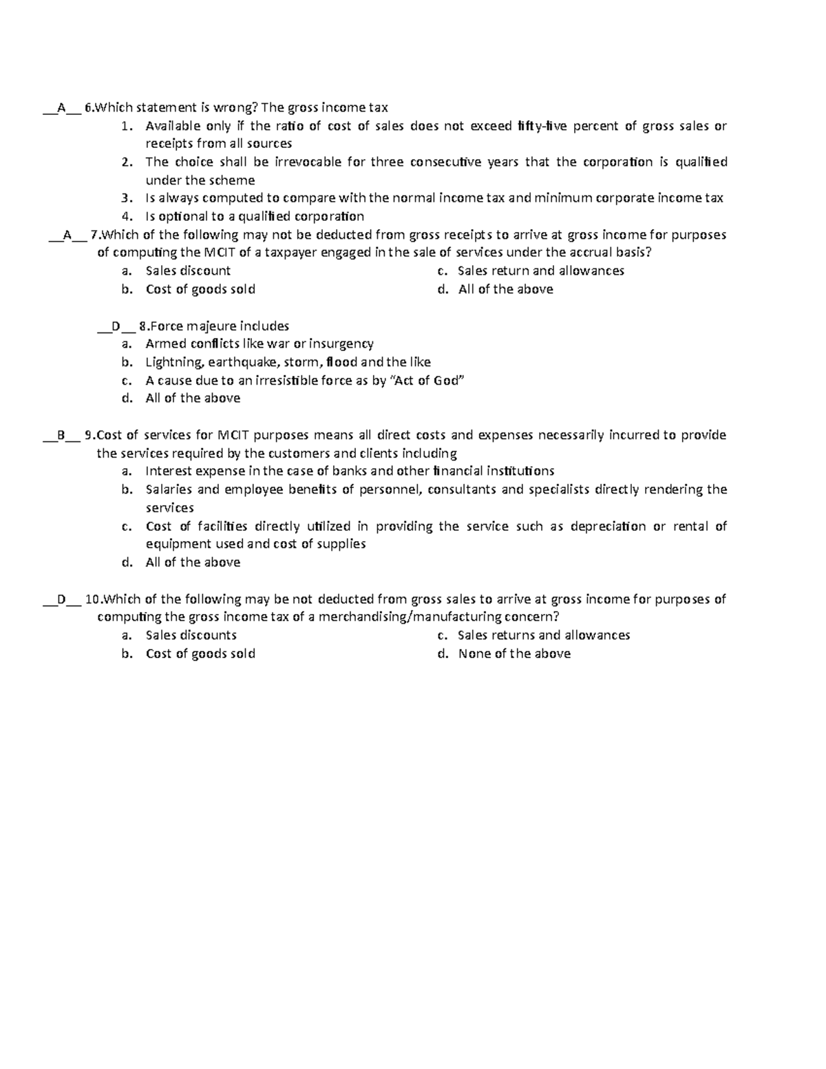 Taxation 7 - to raise revenue for the services and income supports the ...