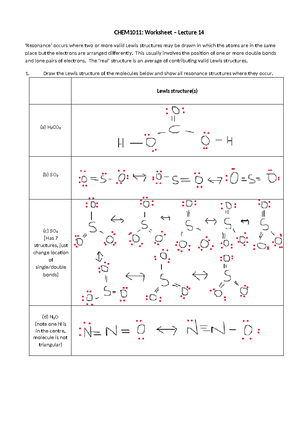 Tutorial 06 - worksheets - School of Chemistry Fundamentals of ...