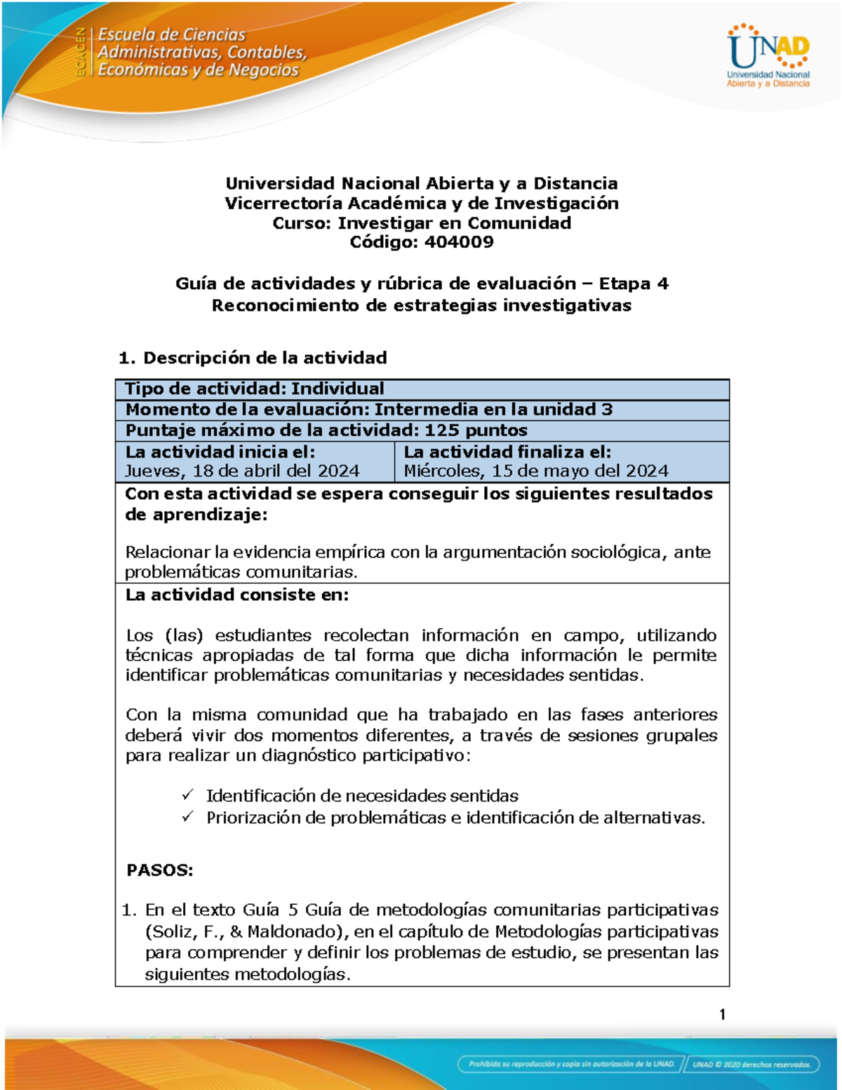 Guía de actividades y rúbrica de evaluación - Unidad 3 - Etapa 4 ...