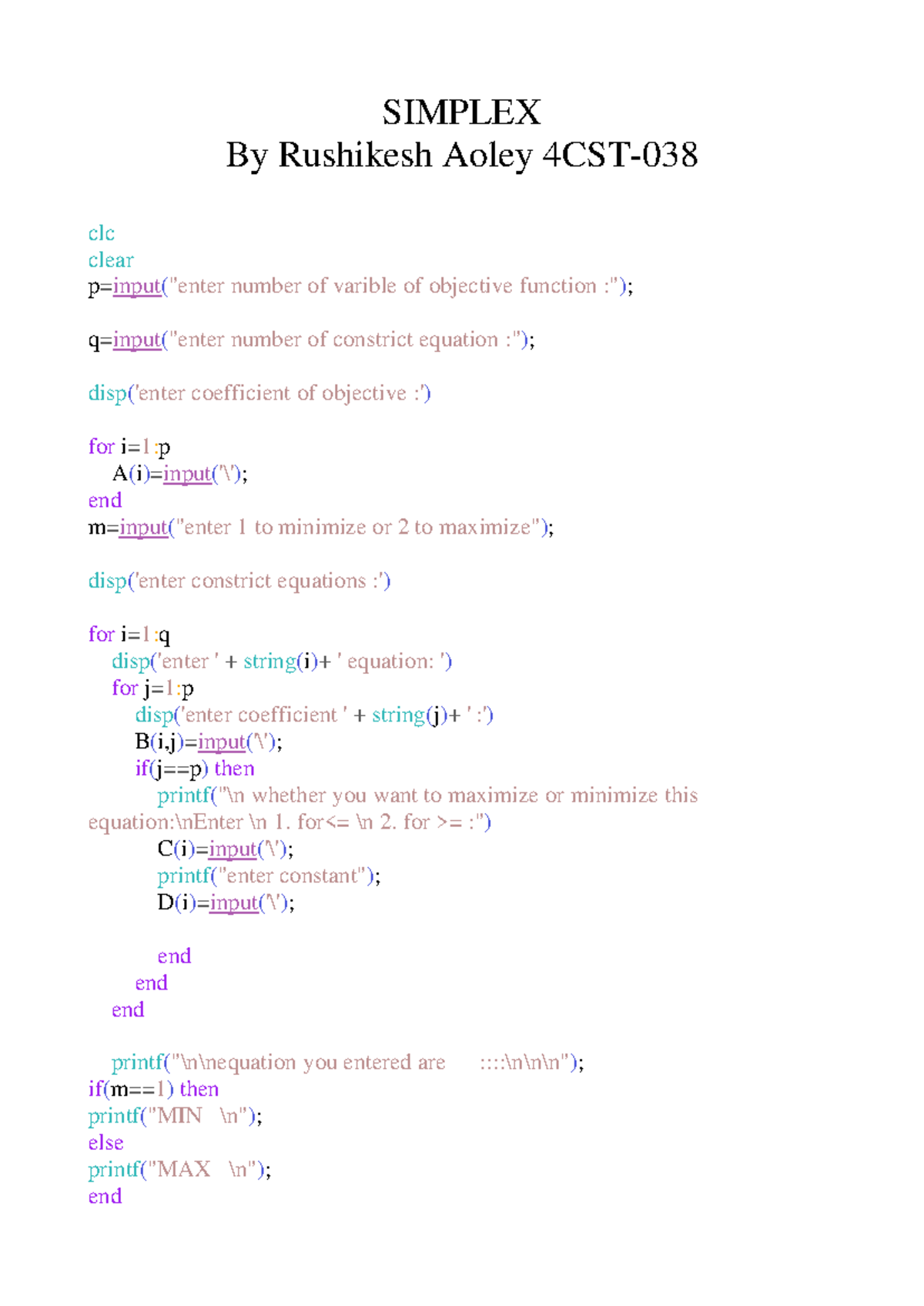 Pslp exp 8 - this is very good notes - SIMPLEX By Rushikesh Aoley 4CST ...