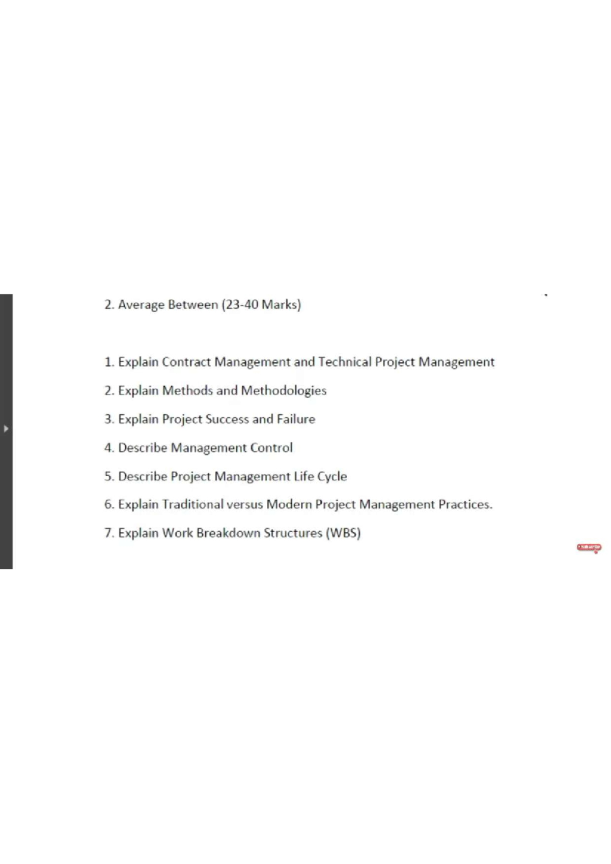 Important question for SPM - Information Technology - Studocu