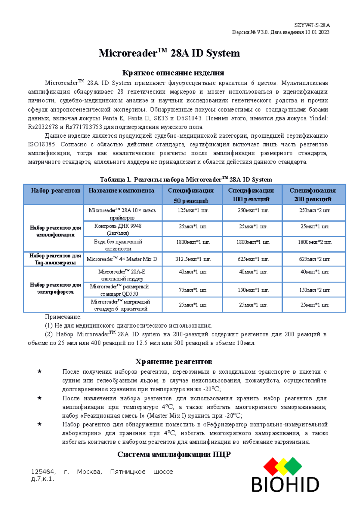 [RU] Microreader TM 28A ID System-Редакция БИОХИД - Microreader TM 28A ...