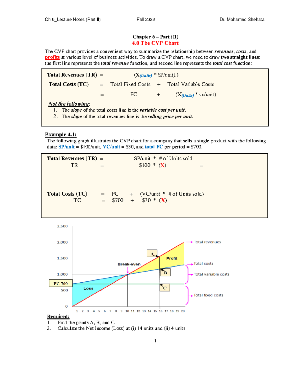 Chapter 6 Lecture Notes Part (II) Fall 2022 Sept 29 - Chapter 6 – Part ...