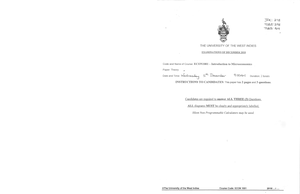 ELPT Sample Booklet revised - THE UNIVERSITY OF THE WEST INDIES Mona ...