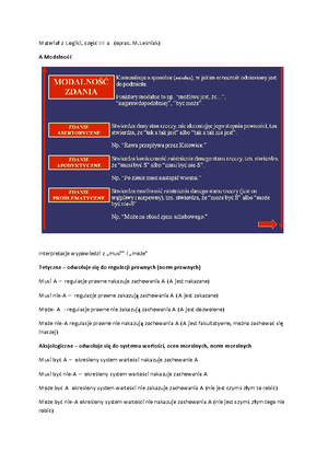 Skrypt bardzo poprawny - Logika Semiotyka – nauka o znakach i systemach ...