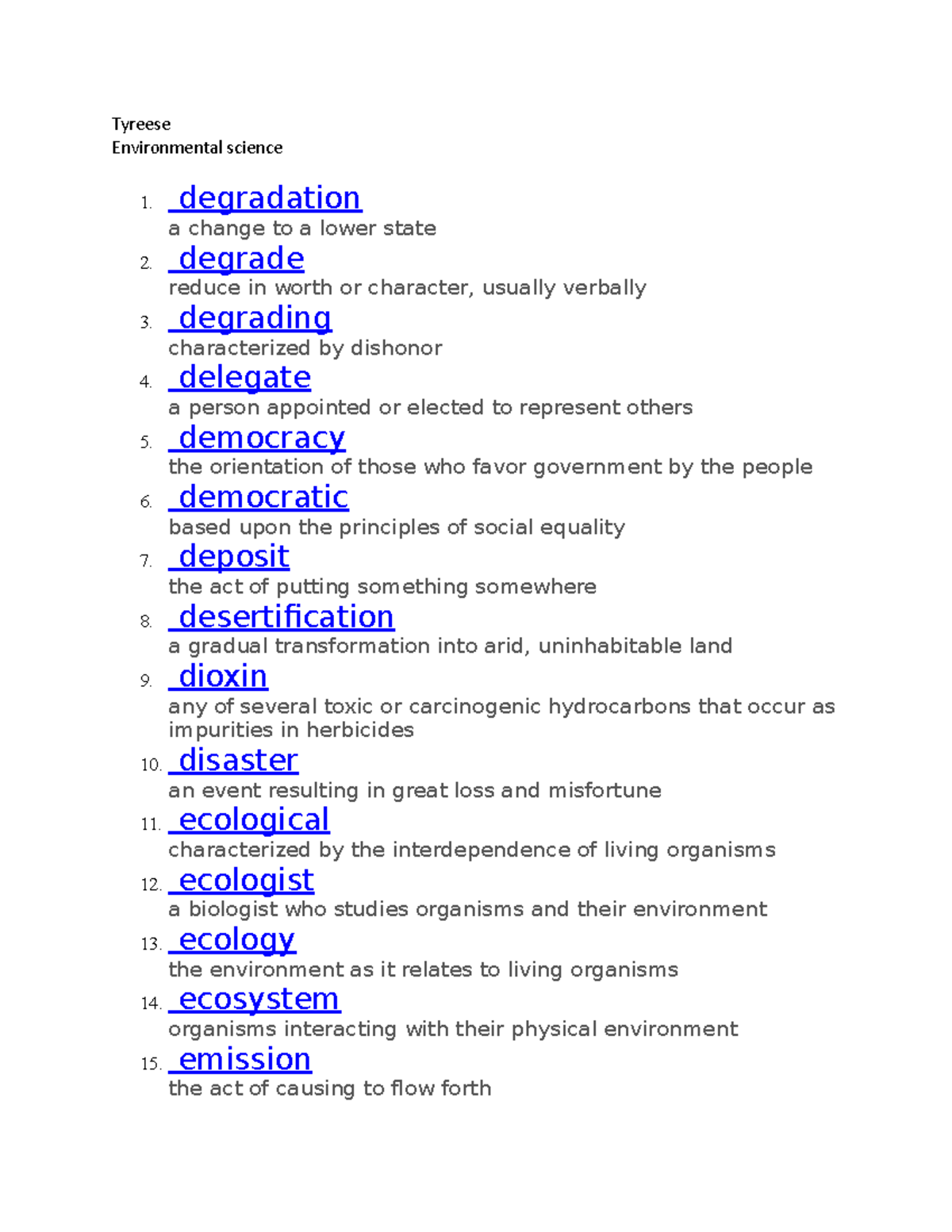 Science 17 - class notes used for quizzes and test - Tyreese ...