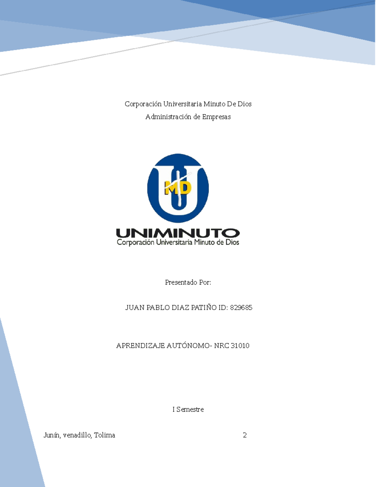 Portada - ES UN DOCUMENTO EN EL CUAL SE DECRINE LA OMPORATNDICA DE LAS ...