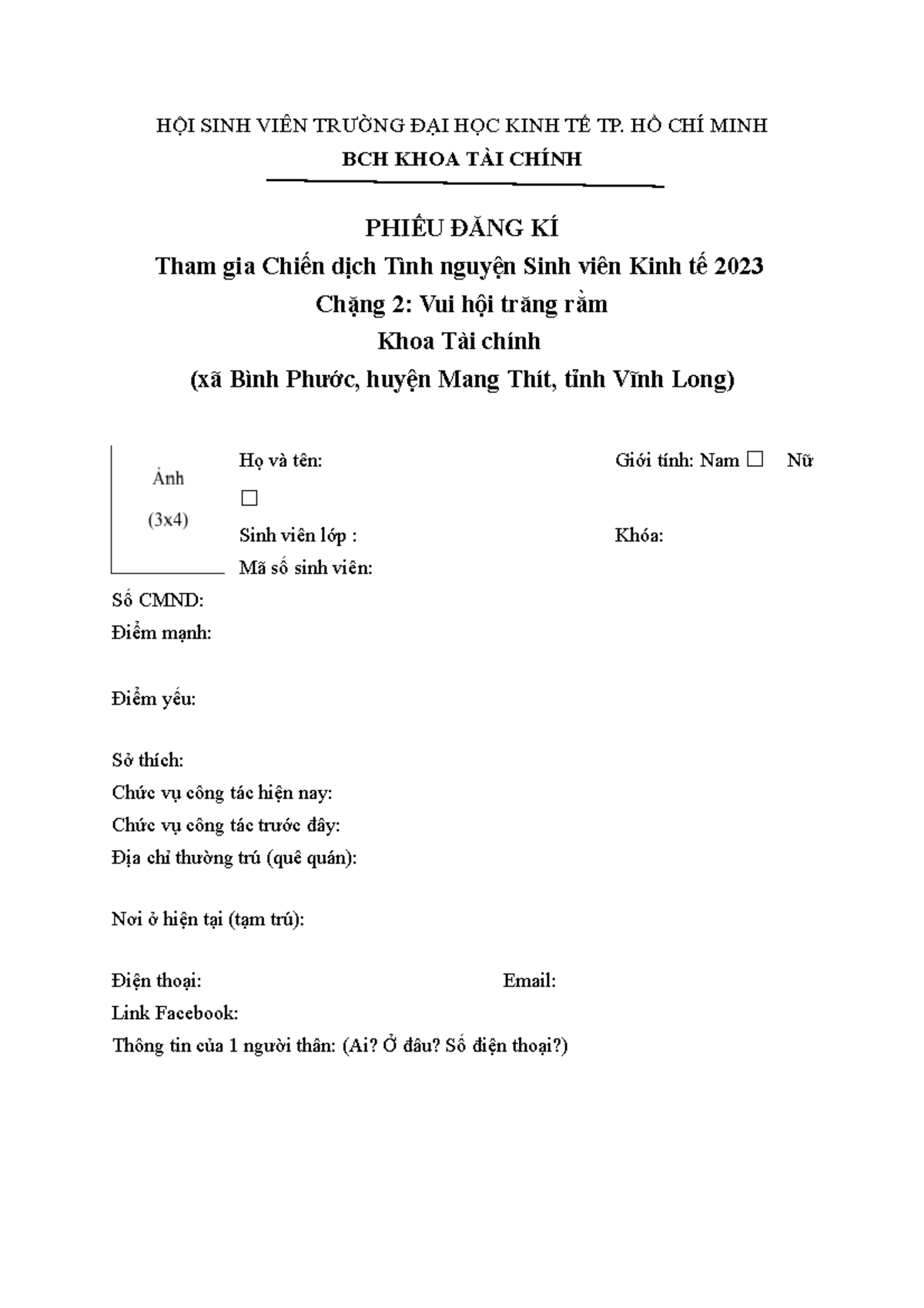 CV BAN THẮP SÁNG - CV cho các bạn - HỘI SINH VIÊN TRƯỜNG ĐẠI HỌC KINH ...