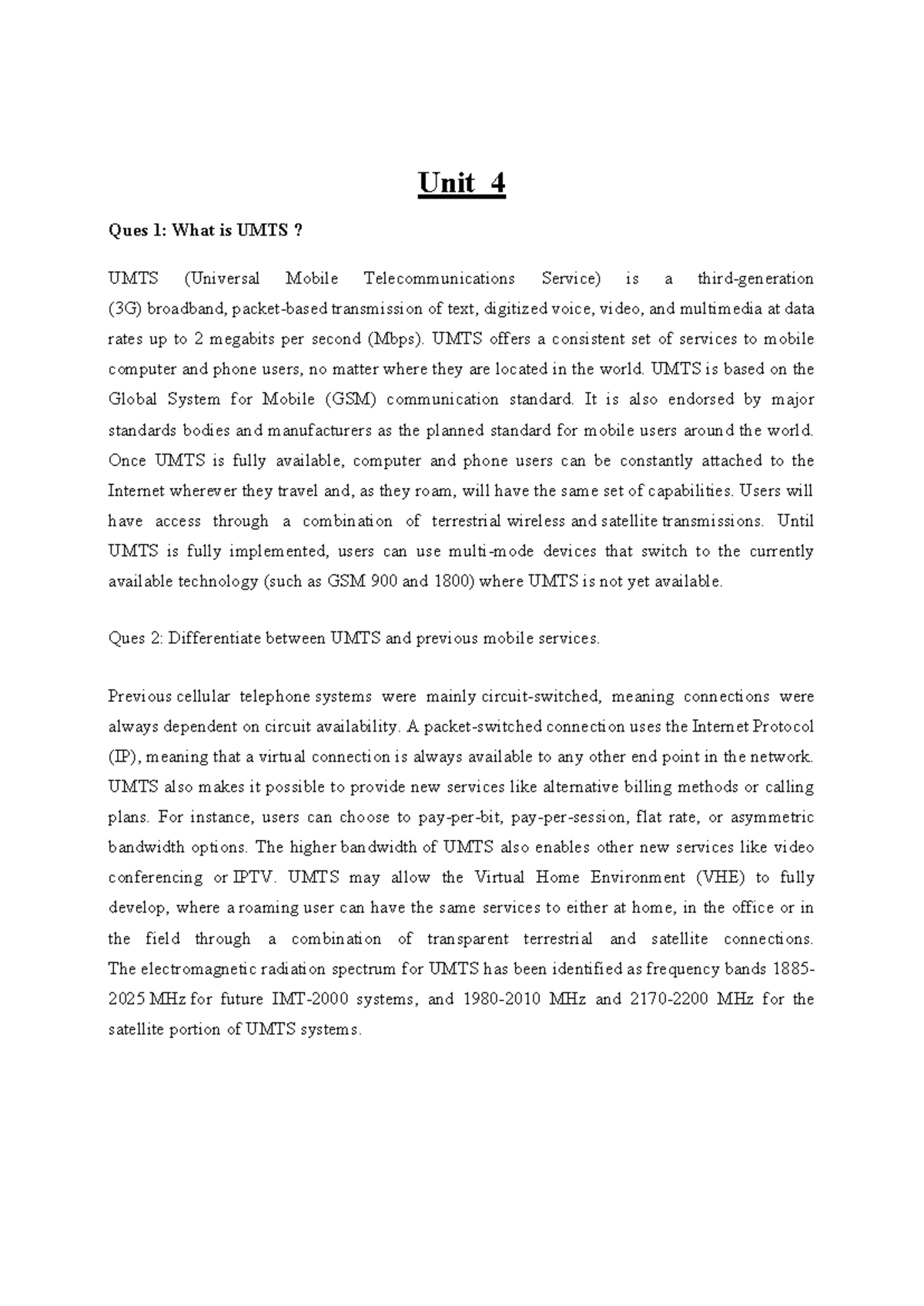 NGN-Unit 4 Notes - Next generation networks - Unit 4 Ques 1: What is ...