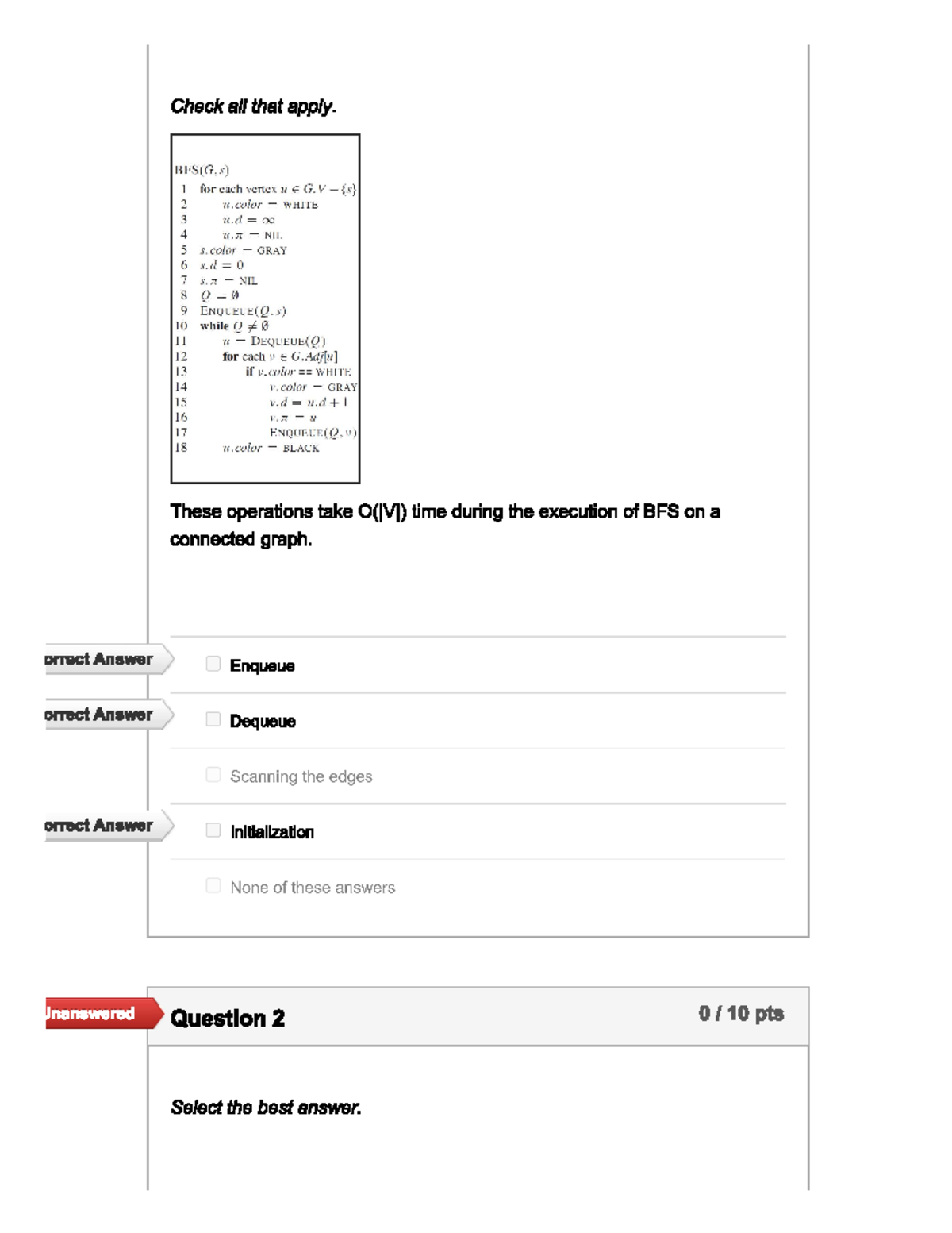 M8V3 - Breadth first search analysis practice - COMP 3270 - Studocu